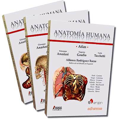 Atlas de Anatomía Humana, 3 Vols. + Acceso Online